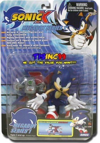 Sonic X Megabot Series 1 Sonic #1 5 Action Figure by Toy Island ...