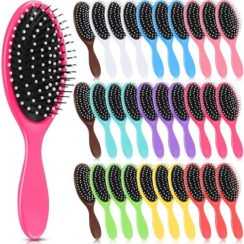Amazon.com : Suclain 30 Pieces Wet Hair Brushes for Women Travel ...