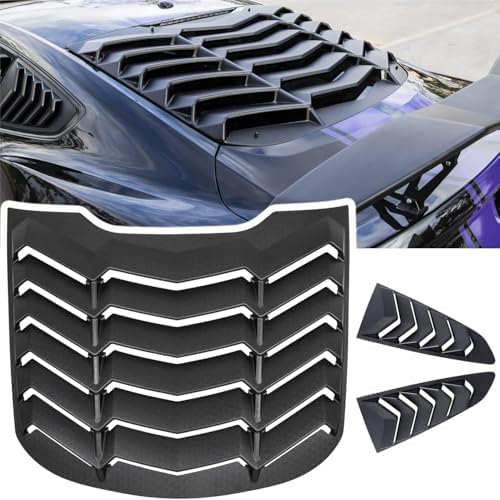 Amazon.com: Yoursme Rear + Side Window Louvers for Ford Mustang 2015 ...