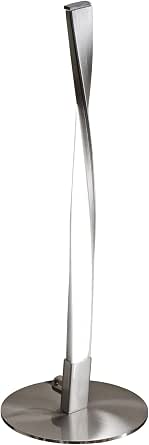 Febland LED Small Twist Table Lamp, Steel, Silver : Amazon.co.uk: Lighting