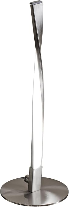 Febland LED Small Twist Table Lamp, Steel, Silver : Amazon.co.uk: Lighting