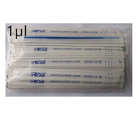 Renon, 100 Counts 1?l Inoculating Loops, Sterile EO(Ethylene Oxide ...