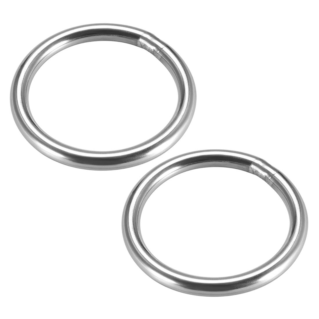 uxcell Stainless Steel O Ring 40mm Outer Diameter 4mm Thickness ...
