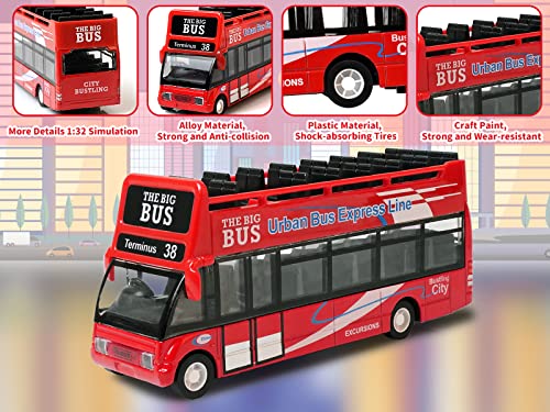 Crelloci Die Cast Stagecoach Buses 1:32 Scale London Double Decker Bus ...