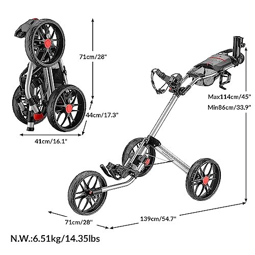 Buy High-Quality Golf Push Carts and Accessories Online - Caddytek Golf ...