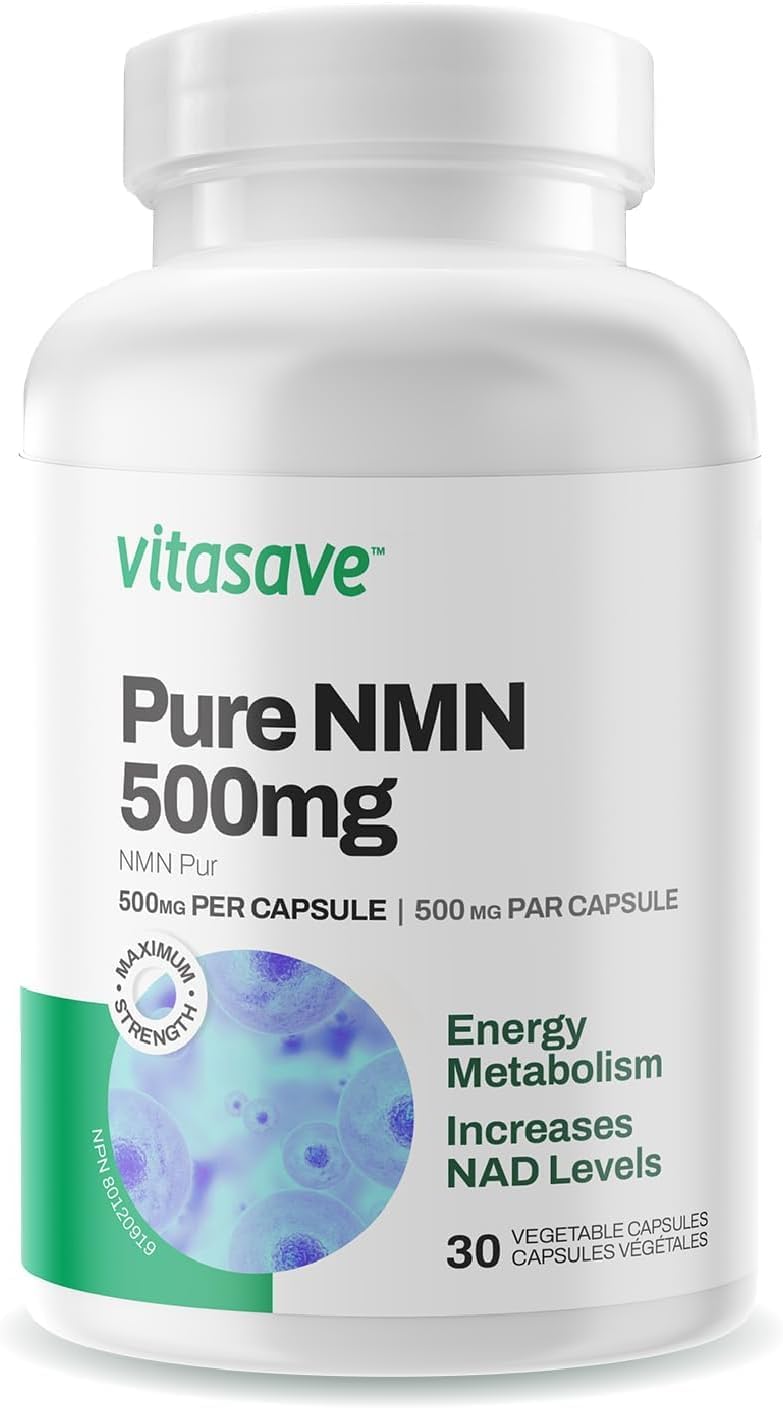 Vitasave NMN Capsules 500mg - Highest Potency Available - Premium ...