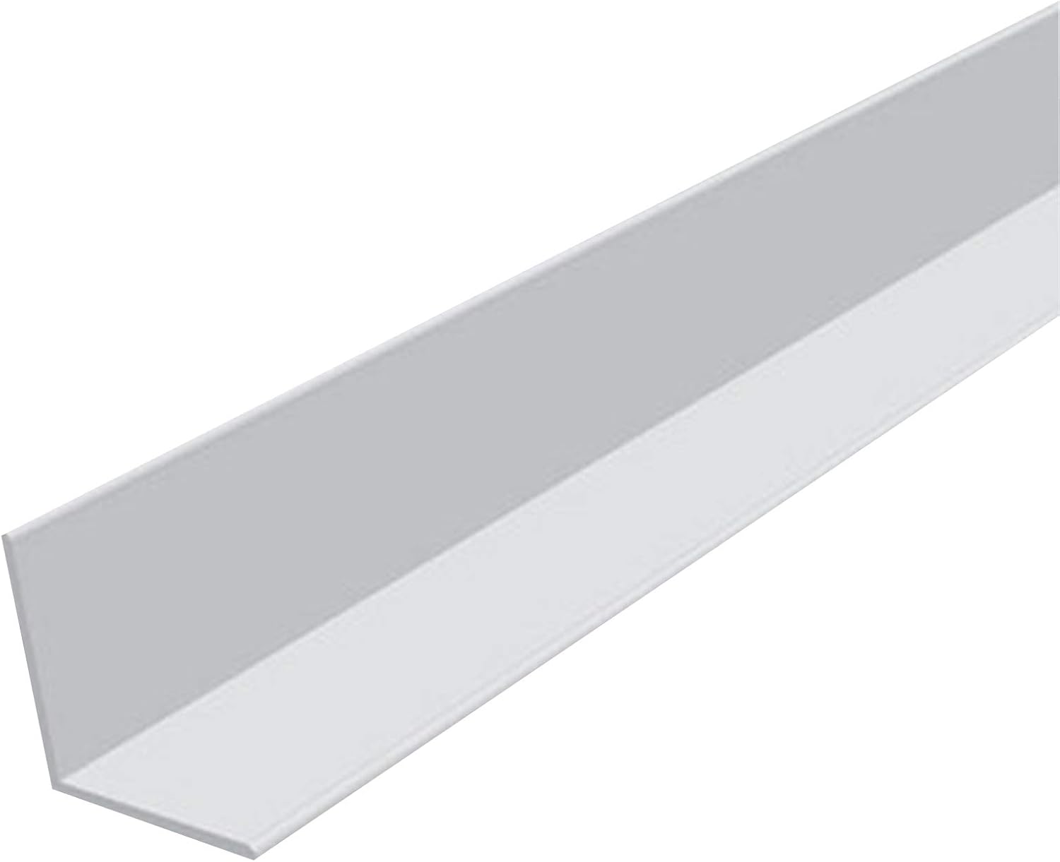 PVC Angle Corner Trim 50mm x 50mm x 5 Lengths of Rigid White 90 Degree ...