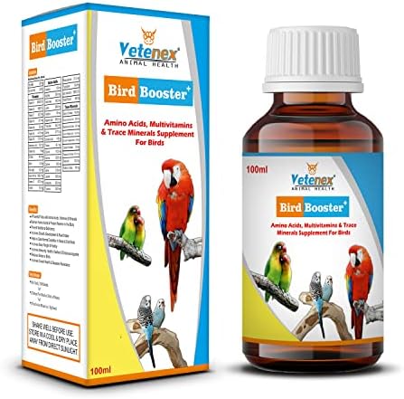 VETENEX Bird Booster Plus - Birds Immunity & Growth Booster with Essential Amino Acids ...