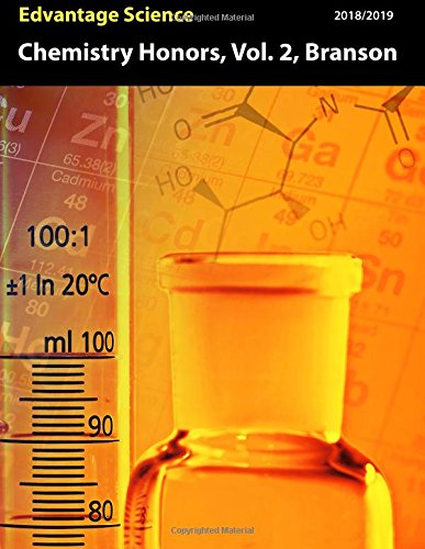 Amazon.com: Chemistry Honors, Vol. 2, Branson: 9781772490138: Smith ...