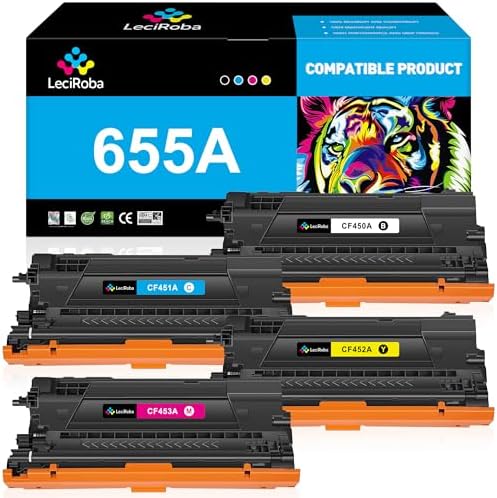 Amazon.com: LeciRoba 650A CE270A Black Toner Cartridge for HP 650A ...