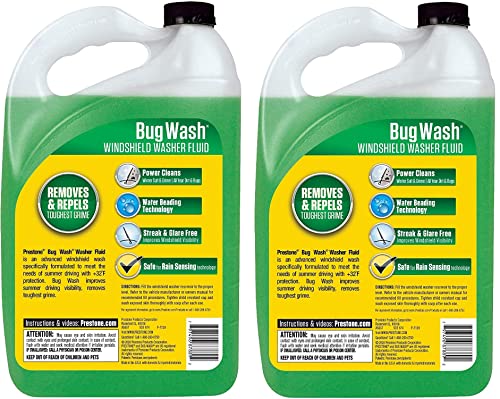 Snapklik.com : Prestone AS657 Bug Wash Windshield Washer Fluid, 1 Gallon