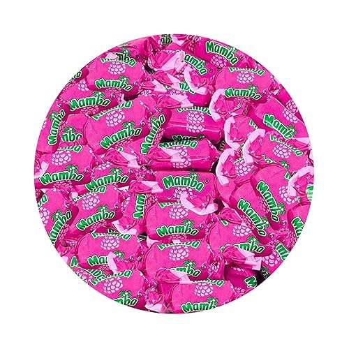 Amazon.com : Raspberry Mambas Fruit Chews Candy - Fruity Raspberry Only ...
