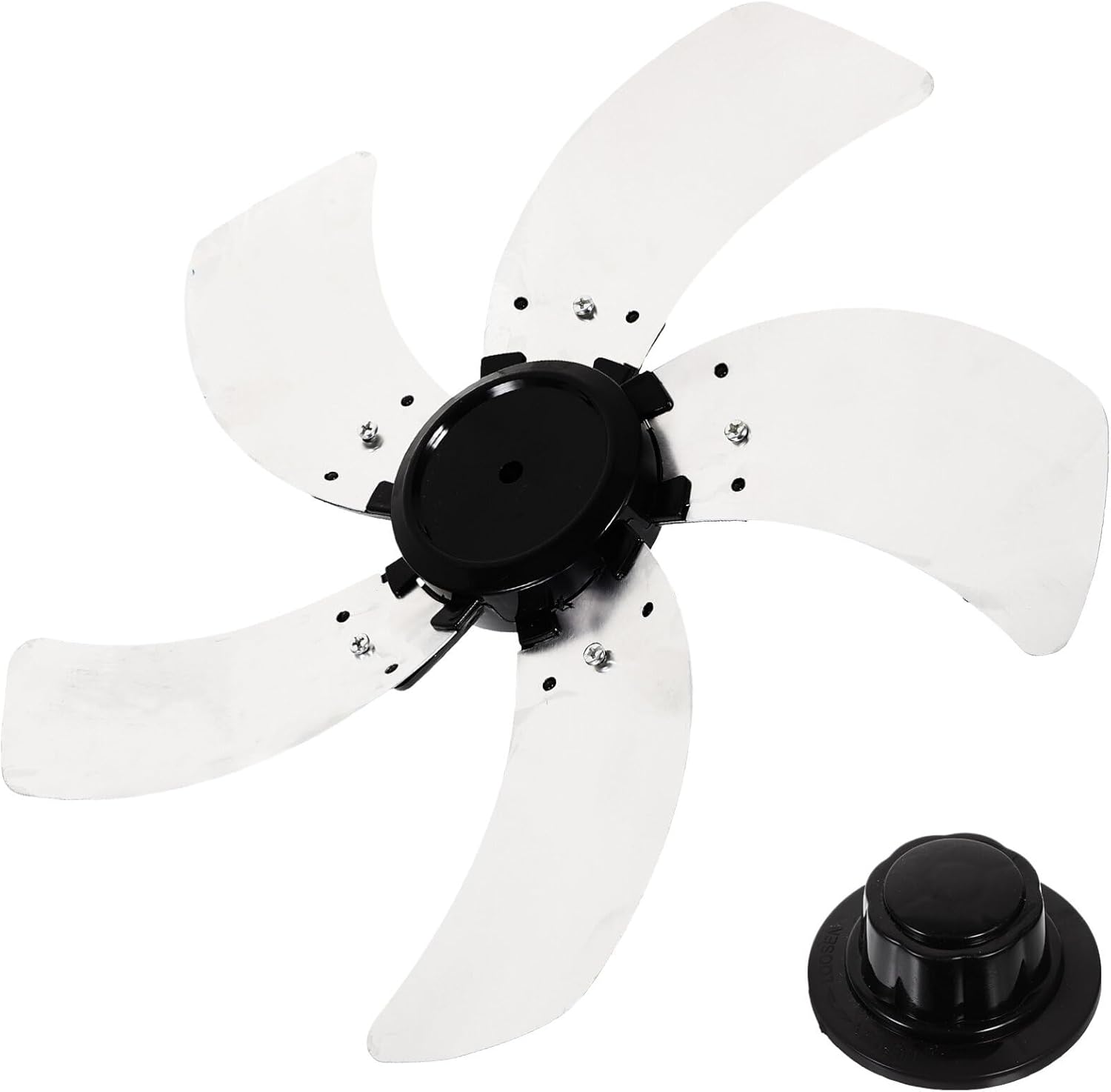 Amazon.com: MAGICLULU Round Bore Fan Blade 5 Leaves Replacement ...