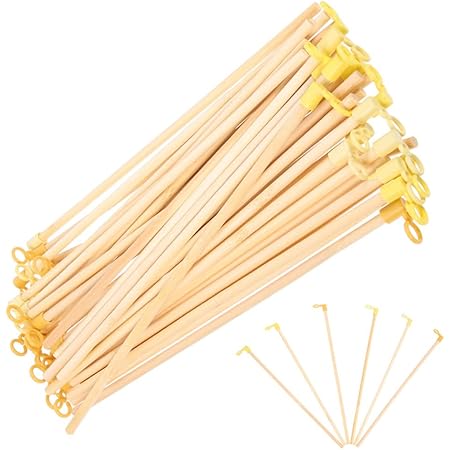 Amazon.com: STOBOK DIY Wooden Lantern Making Sticks 50Pcs Chinese New ...