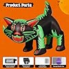 Amazon.com: GOOSH 7 FT Halloween Inflatables Cat Outdoor Decorations ...