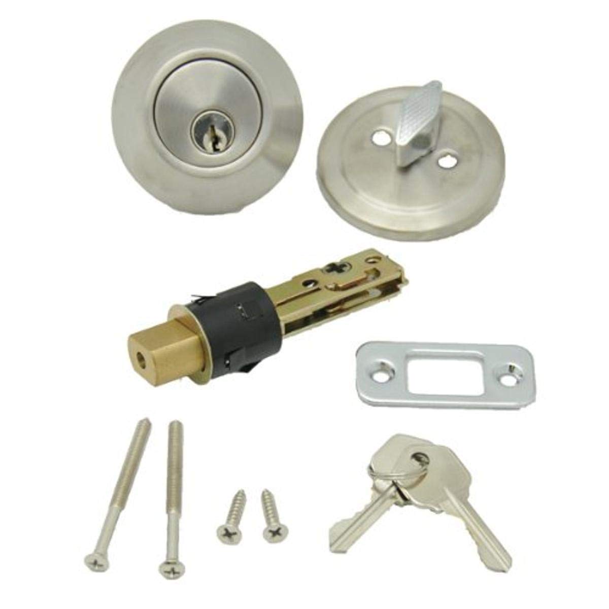 Amazon.com: AP Products 013-222-SS Dead Bolt Lock Set, 1" Throw ...