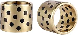 Graphite copper sleeve 1pc Inner Diameter 8mm Oil-free Self-lubricating ...