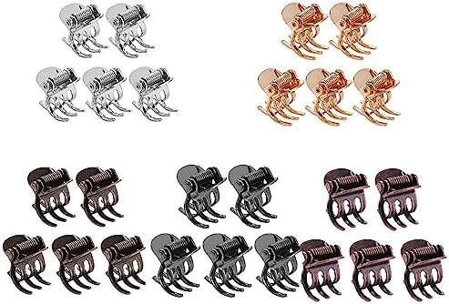 Amazon.com : 25pcs/Lot Metal Mini Bangs Clips, Small Hair Claws Jaw ...