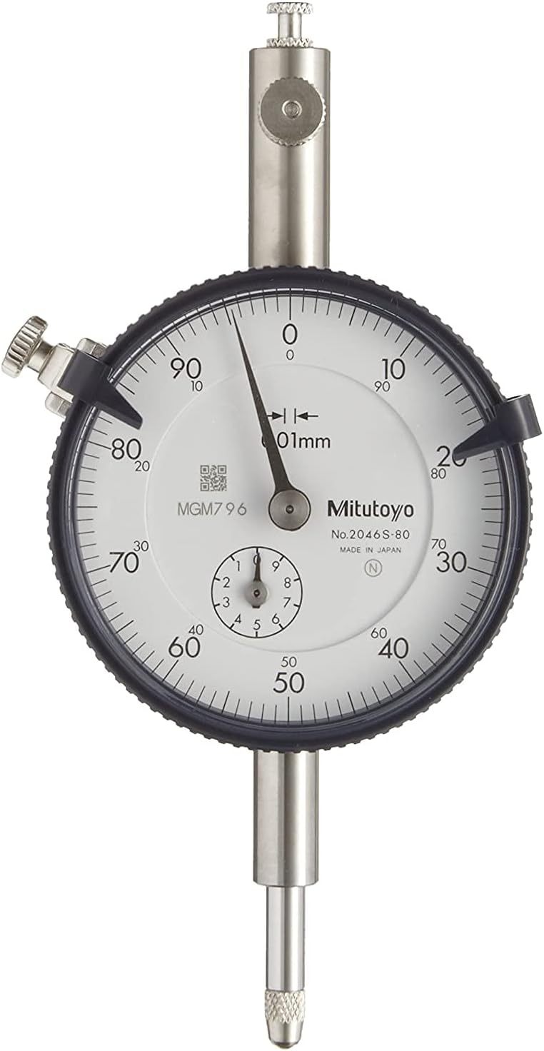 Amazon.com: Fits For Mitutoyo 2046S Dial Indicator 0-10mm X 0.01mm Grad ...