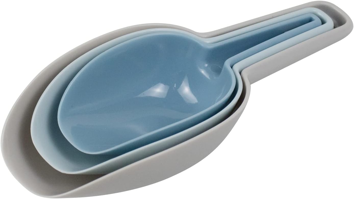 Amazon.com: Kcgani 3Pcs Multi Purpose Kitchen Scoops Ice Scoop, Plastic ...