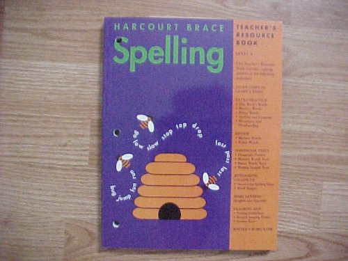 Harcourt Brace Spelling, Grade 2 : Resource Book Paperback Harcourt ...