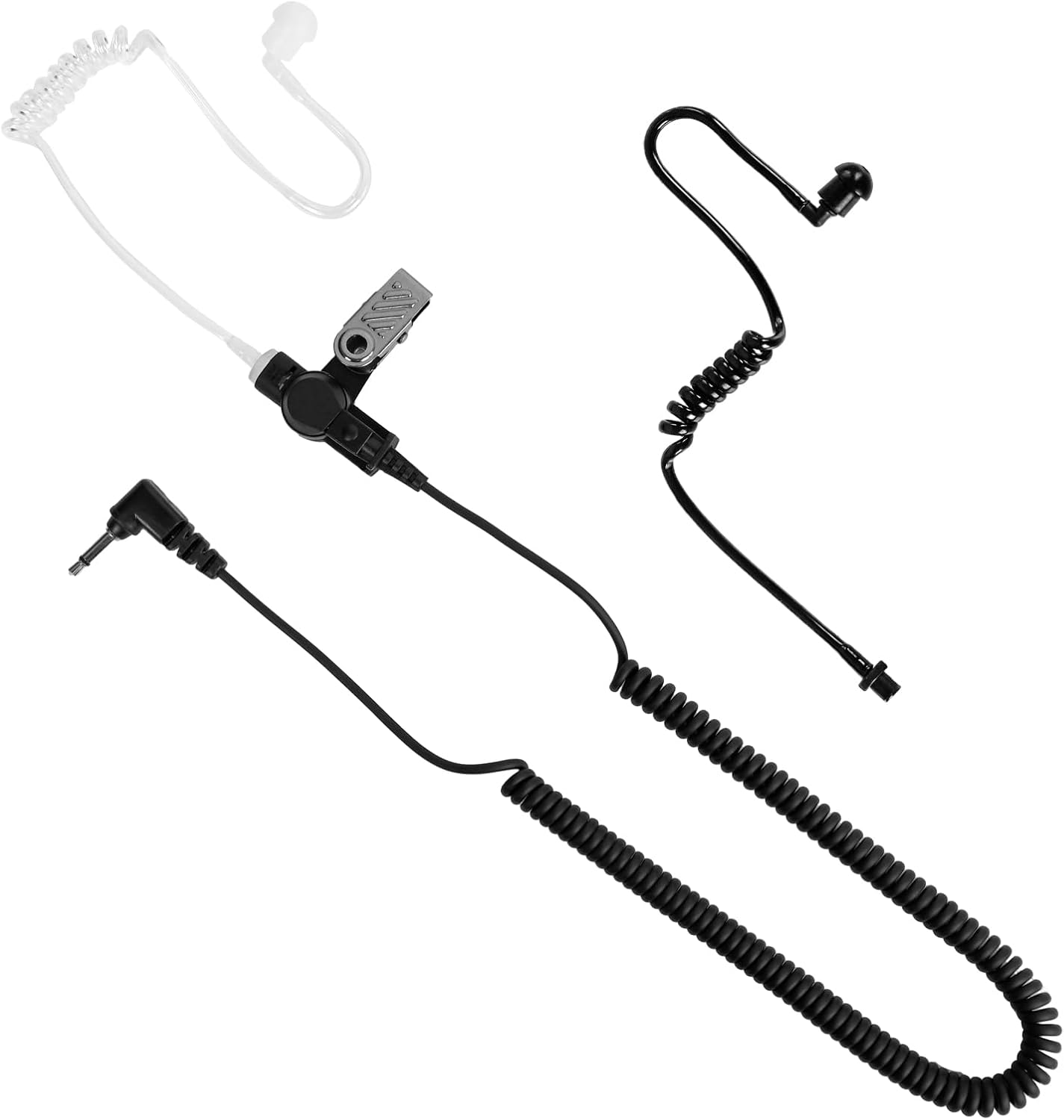 Amazon.com: DLECNFUN Listen Only Earpiece 3.5mm - Headset Receiver ...