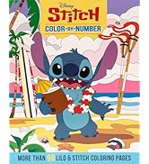 Amazon.com: Disney Stitch Color-By-Number: 9781667208015: Editors of ...