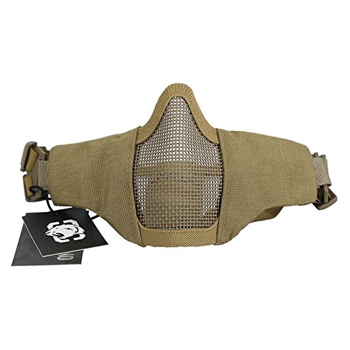 Snapklik.com : OneTigris Small Tactical Mask 4.5 Foldable Half Face ...