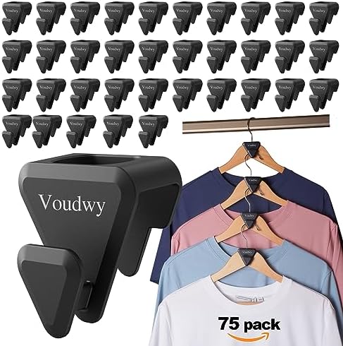 Space Saving Triangle Hanger Connectors,Closet Organizer Hooks for ...