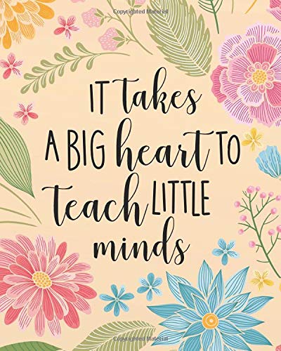 Buy It takes a big heart to teach little minds: Teacher /Teacher Gift ...
