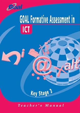 Manual/scoring keys (Part 1 Key stage 3) (GOAL formative assessment in ...