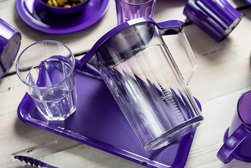 Harfield 750ml Blue Graduated Jug Virtually Unbreakable Polycarbonate ...