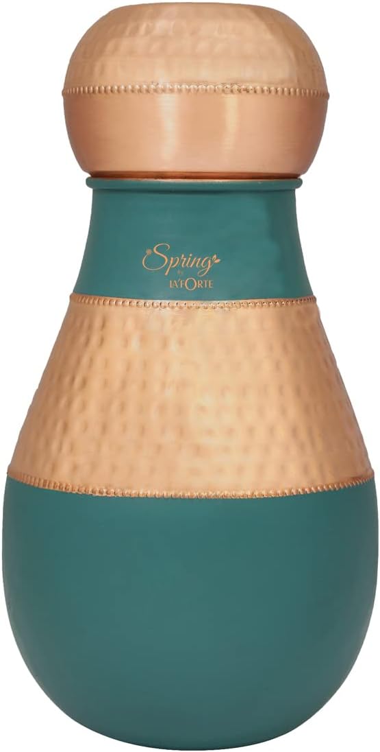 Amazon.com: Spring Pure Copper Water Bottle Jug and Carafe, Premium ...