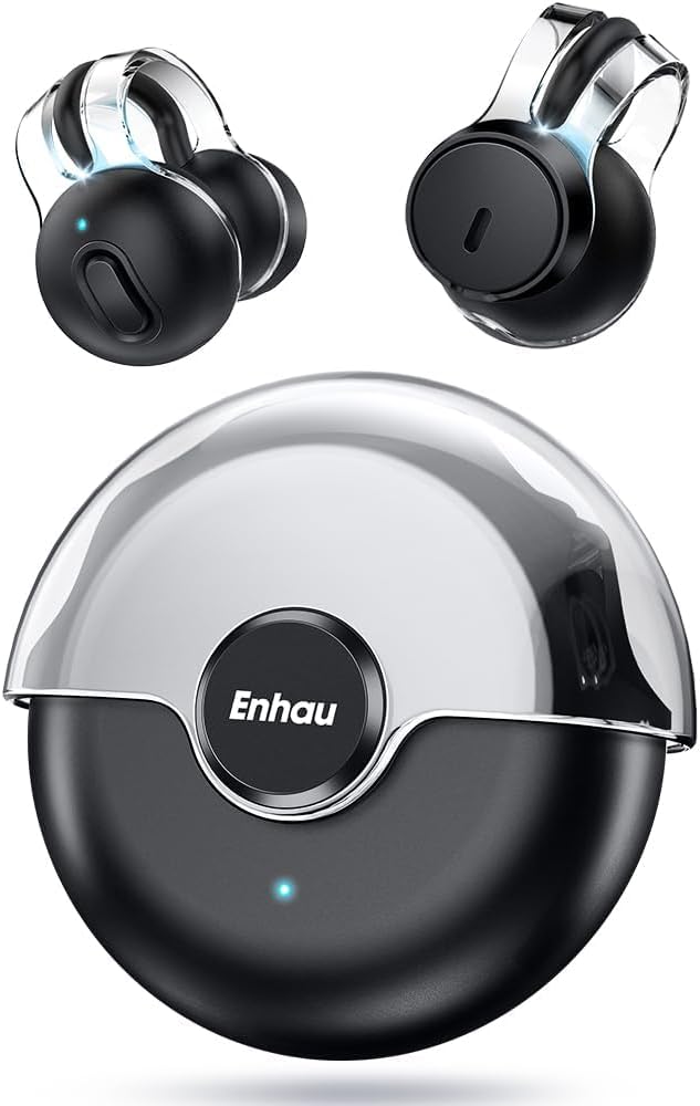 Amazon.co.jp: 【2024新登場 超軽量設計】 ワイヤレスイヤホン bluetooth イヤホン 最長58時間音楽再生 骨伝導イヤホン Hi-Fi音質 耳を塞がないイヤホン AAC ...