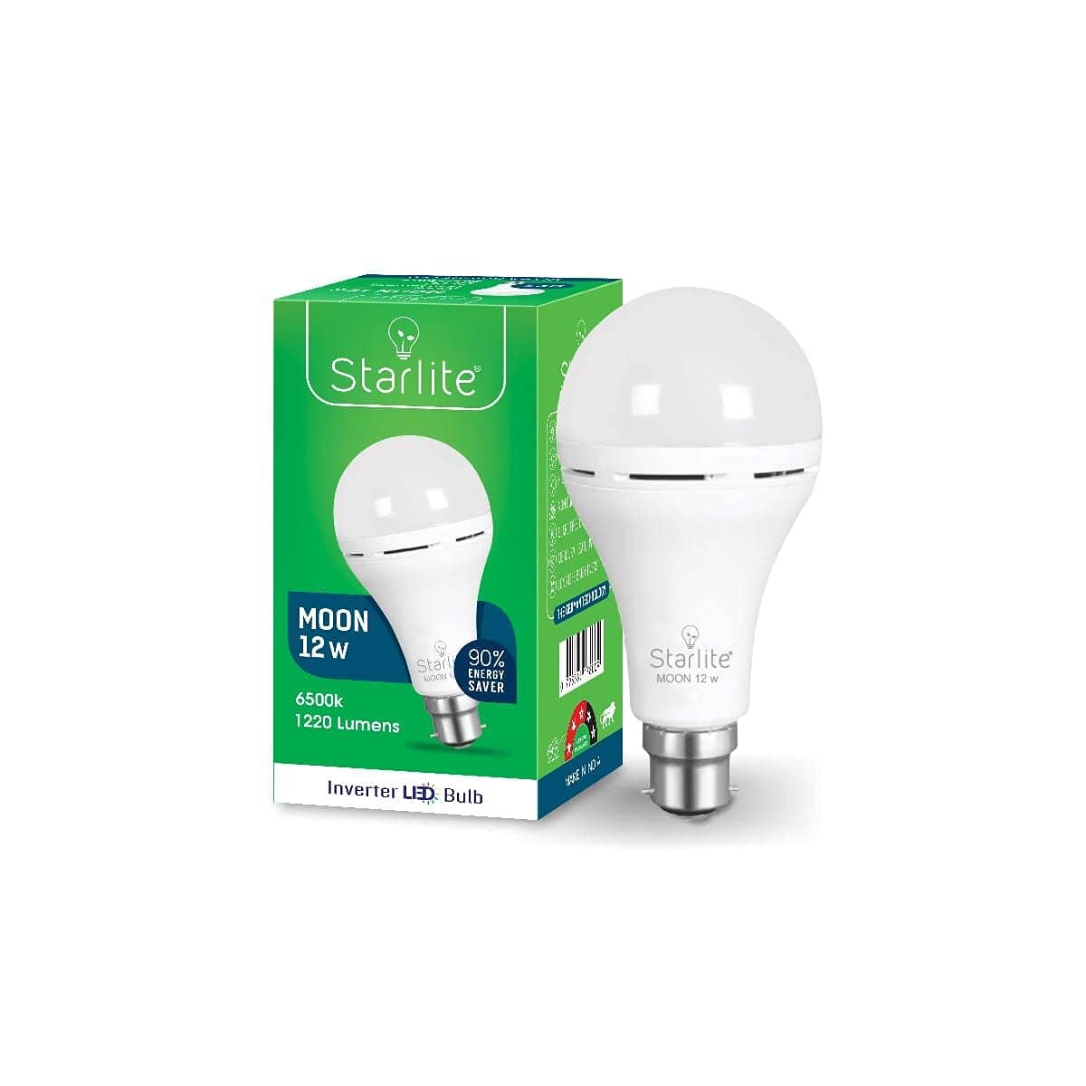 Buy STARLITE Inverter LED Bulb, 12 W Online at Low Prices in India ...