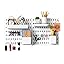 White Plastic Pegboard Organizer Wall Panel, Home Office Kitchen Garage ...