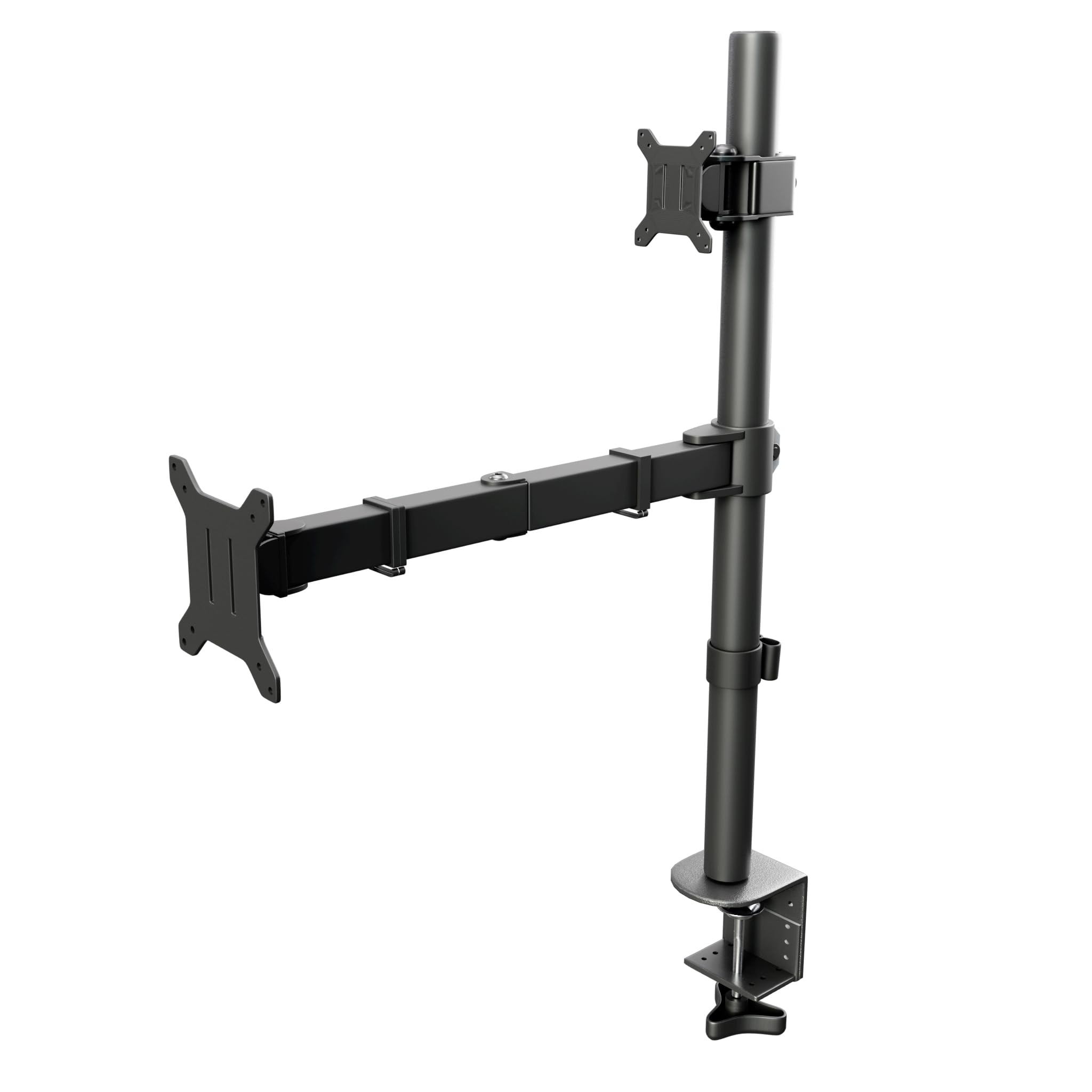 Rife Dual Vertical Monitor Mount, Stacked Monitor Stand for Two 13 to ...