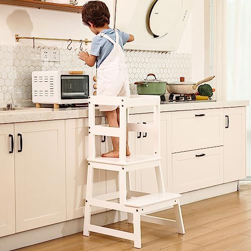 Toddlers Tower Safety Net - Kitchen Step Tool for Kids - Pattern ...