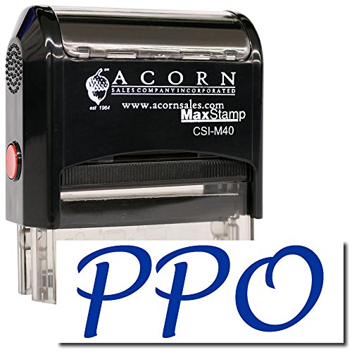 Amazon.com: MaxStamp - Self-Inking PPO Stamp (Black Ink) : Office Products