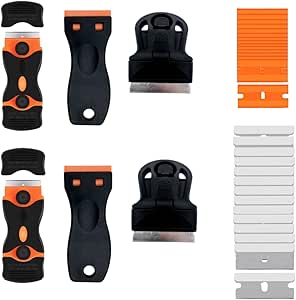 Amazon.com: 6pcs Razor Blade Scraper Set, Cleaning Scraper Tool ...