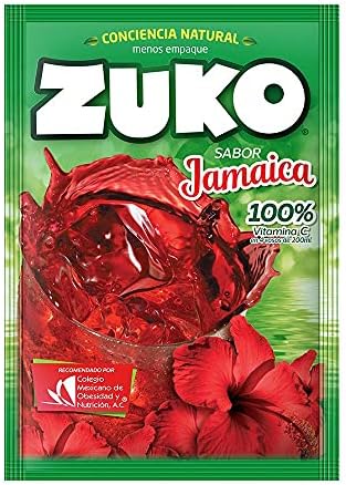 Amazon.com : zuko jamaica no sugar needed drink mix 12 pack by Border ...