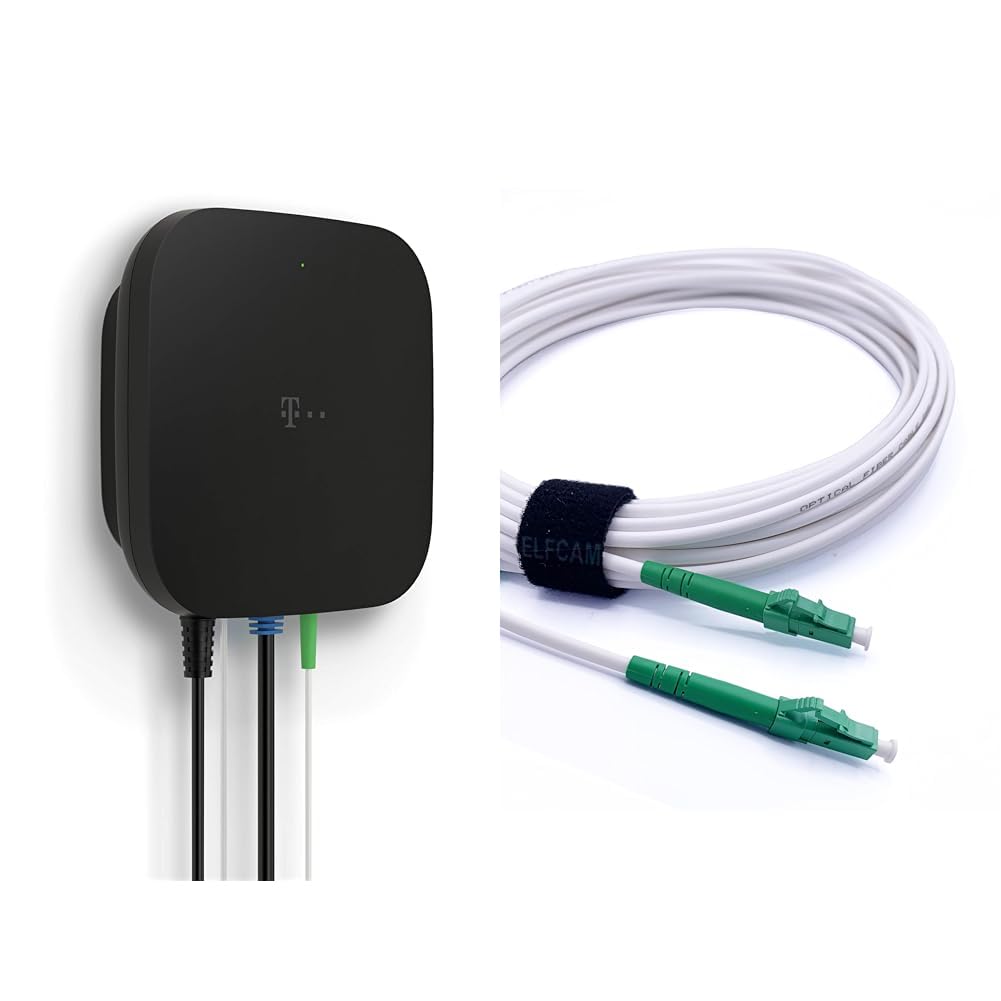 Telekom Glasfaser Modem 2 & Elfcam® - LWL Glasfaser-Kabel Simplex LC ...
