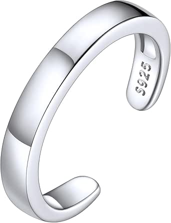 Amazon | [ChicSilver] トゥリング レディース ピンキーリング シルバー925 フリーサイズ 指輪 シンプル ハワイアンジュエリー | トーリング 通販