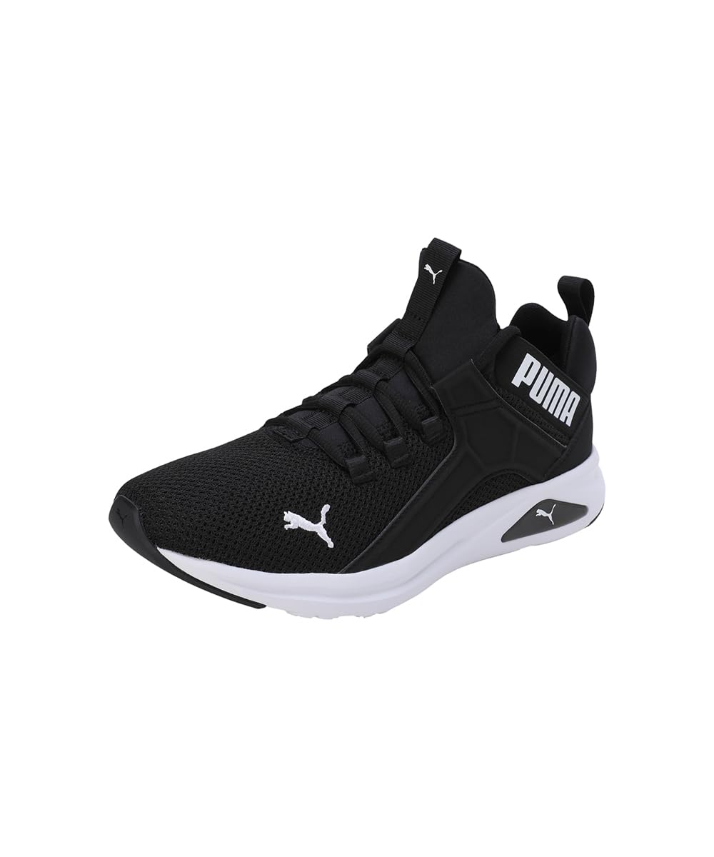 Buy Puma Mens Enzo 2 Revamp Black-White Running Shoe - 9 UK (37925303 ...