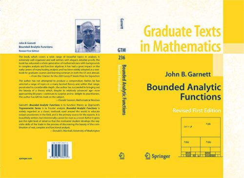 Bounded Analytic Functions (Graduate Texts in Mathematics Book 236 ...
