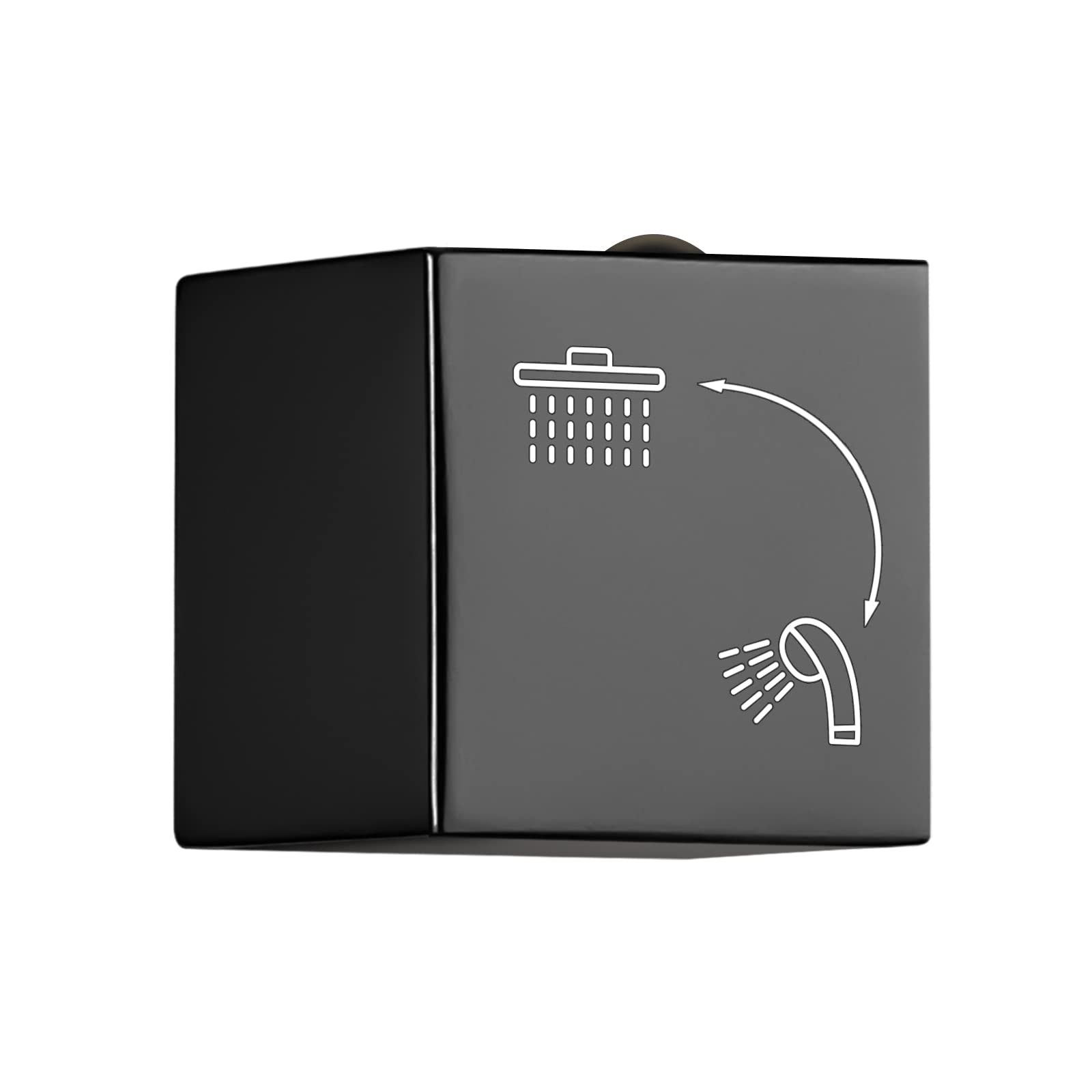 Heyalan Shower Diverter Knob 2 functions Shower Water Flow Converter ...