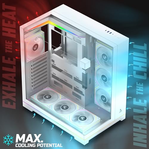 TAG Gamerz Supernova Mid-Tower Computer Case /Gaming Cabinet with 3 ...