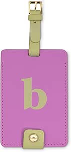 Amazon.com | Kate Spade New York Leatherette Luggage Tag with Secure Strap, Colorful Suitcase ...