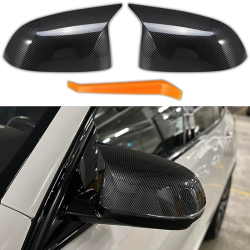 Amazon.com: GaofeiLTF Carbon Fiber Mirror Caps Covers Fits for BMW X3 ...