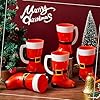 Amazon.com: Maxcheck 6 Pcs Santa Boot Mugs - Bulk Christmas Coffee Cups ...